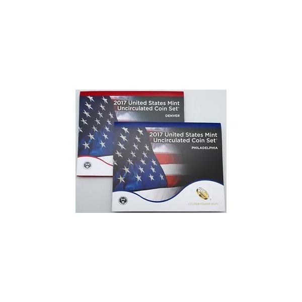 2017 - P&amp;D 未流通米国造幣局コインセット OGP
