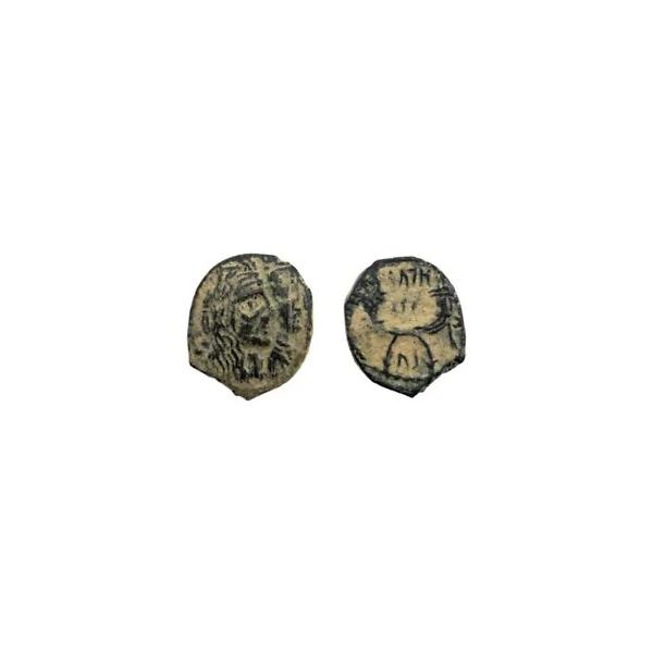 ??ARETAS IV-SHAQILAT-9BC-40AD-19mm/3.51g-F+ 2 コリント人 11:32-NABATAEA-ANTIPAS
