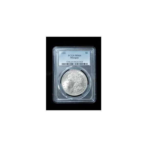 1921 年 $1 モルガン銀貨 - PCGS MS64