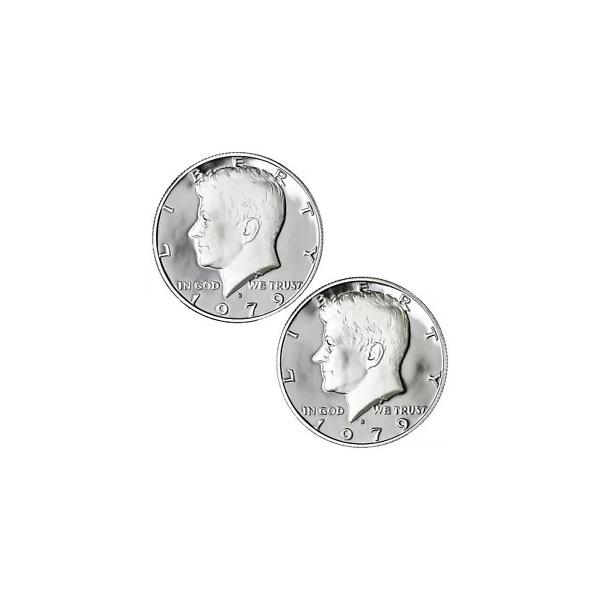 1979 S ケネディ ハーフダラー タイプ 1 &amp; 2 クリア S ジェム Dカム プルーフ 2 コイン セット CN-Clad