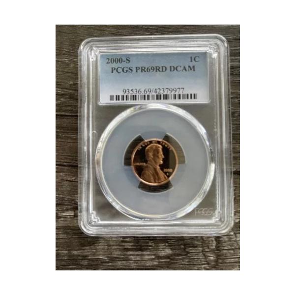 フォーコインズ 2000 S 〜 2003 S リンカーン ペニー PCGS PR69DCAM、STK 4