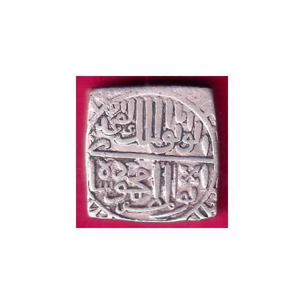 Malwa Sultan Swastika Mahmud Shah One Tanka レア銀貨 #N51