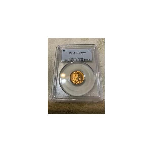 1941 リンカーン セント PCGS MS 66 レッド