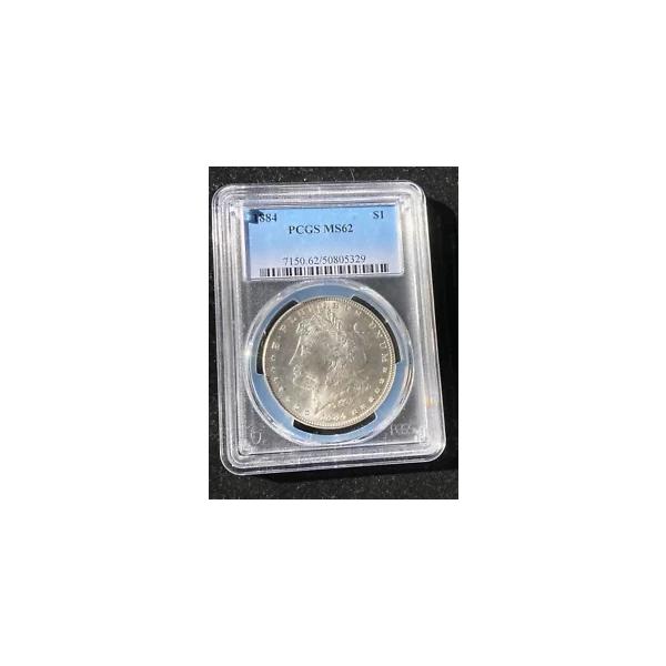 1884 モルガン シルバー ダラー PCGS MS 62