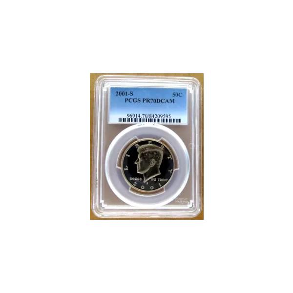 2001 S Kennedy CLAD ハーフダラー JFK クラッド プルーフ PCGS PR70DCAM 50c CLAD