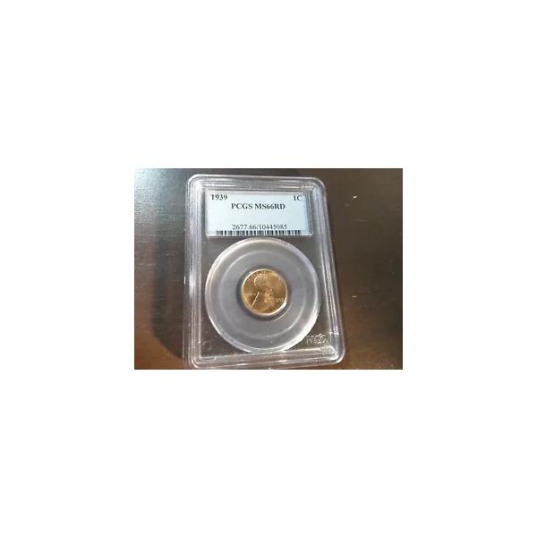 1939 P リンカーン ウィート ペニー PCGS MS66RD #WC