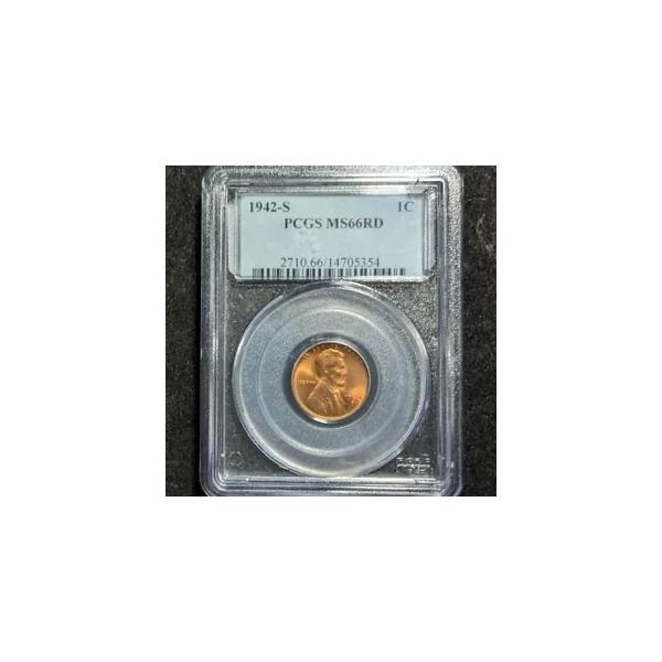 1942-S 1c PCGS MS66RD 14705354