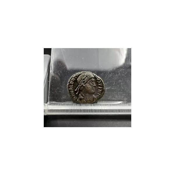 c. AD 364 - 378 皇帝ヴァレンス古代ローマ AE 3/4 Nummus コイン VF Circ #3724A