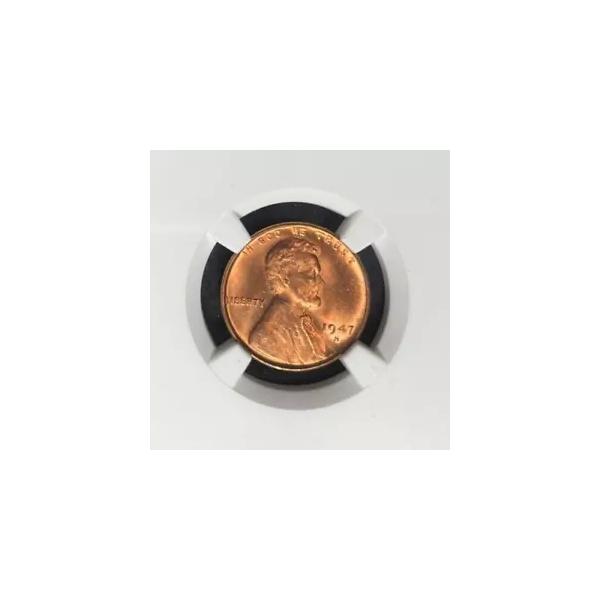 1947-S リンカーン ウィート セント ~ NGC MS 66 RD ~美しいコイン~
