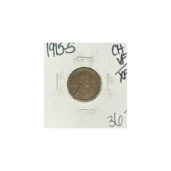 1915-S リンカーン ウィート セント ~ CH/VF / XF ~ナイス コイン~