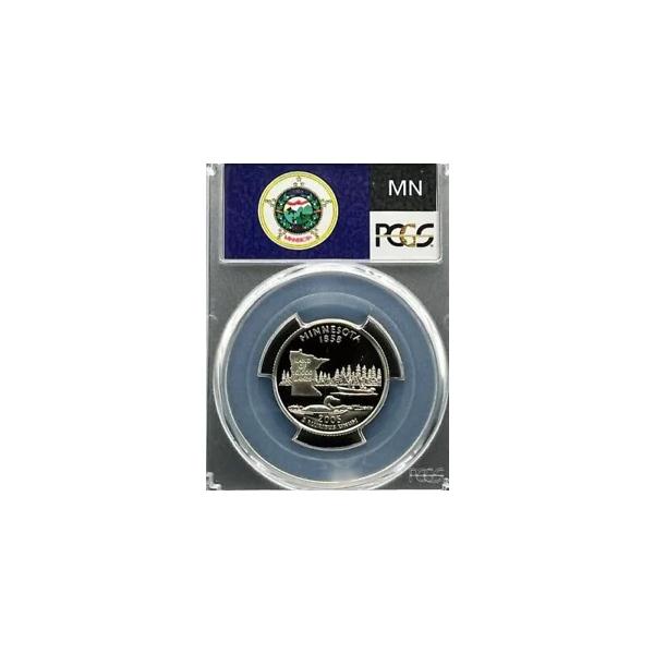 2005-S ミネソタ 25C PCGS PR 70 ディープ カメオ