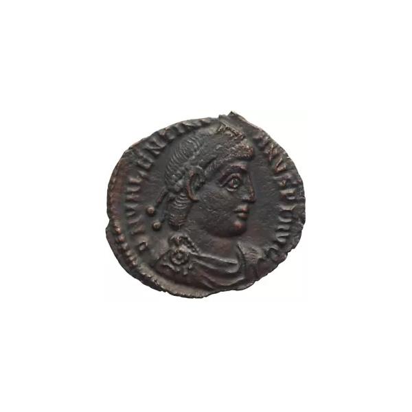 VALENTINIAN I 古代ローマ帝国のコイン。西暦375年。最大18 mm A688
