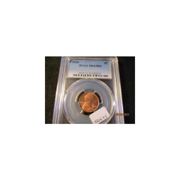 1930 リンカーン セント PCGS MS63RD 8905