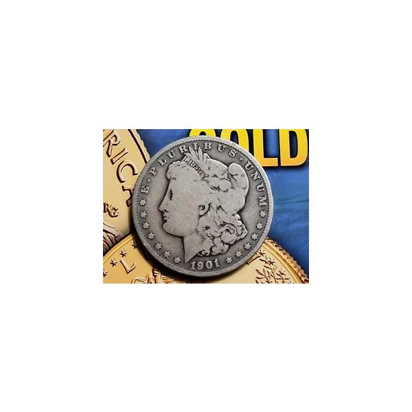 1901-O $1 モーガン シルバー ダラー $1 90% 米国コイン