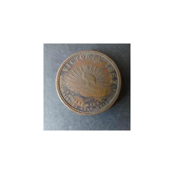 希少なビクトリア 1862 ペニー T ストークス VF / F CAT V US$220 写真 3 を参照