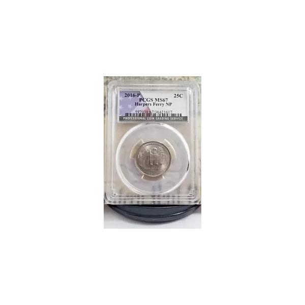 2016-P ハーパーズ フェリー NP - クォーター - PCGS MS67 - 非常に良いグレード! 1617