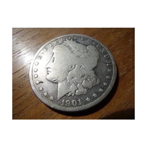 1901-O モルガン ドル 90% シルバー投資コイン 美品