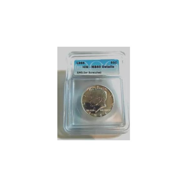 1966-P ヘネディ ハーフ MS 60 SMS