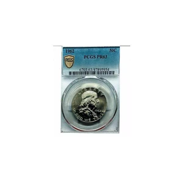 1962-P PROOF63 フランクリン PCGS 認定