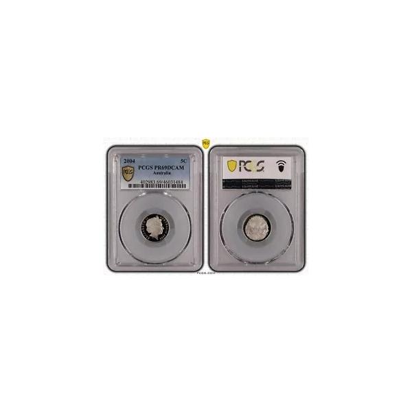 オーストラリア 2004 5C コイン PCGS PR69DCAM #1484