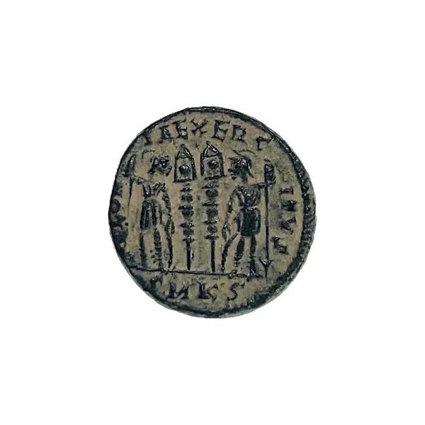 キジコス。 330、? Follis - コンスタンティヌス1世、GLORIA EXERCITVS、SMK?、Stigma