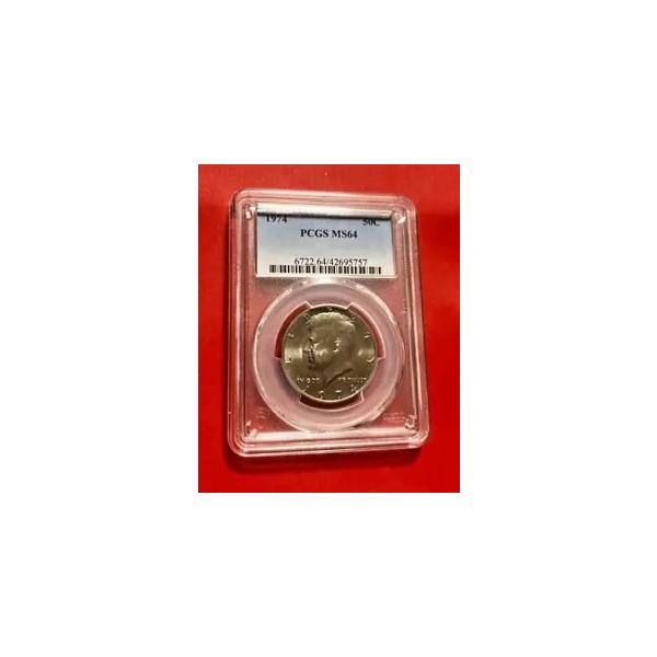 1974 ケネディ ハーフダラー PCGS MS 64