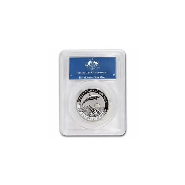 2023 オーストラリア 1 オンス シルバー ドルフィン PR-70 PCGS (初日、HR)
