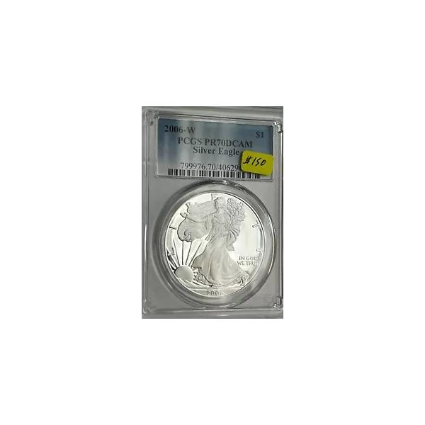 2006 アメリカン シルバー イーグル $1 PCGS PF 70 DCAM
