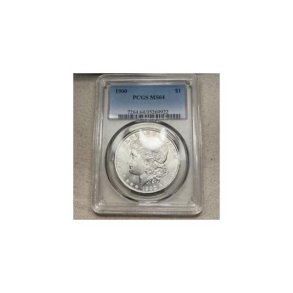 1900 モルガン シルバー ダラー PCGS MS 64