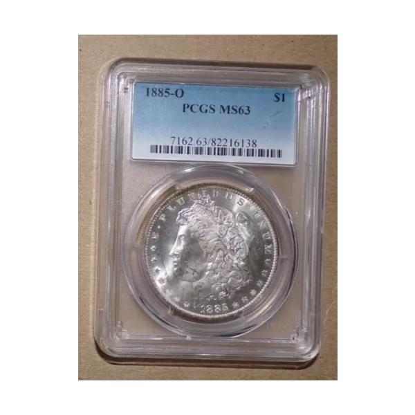 1885 **O** モルガン シルバー ダラー **PCGS MS 63**ナイス コイン** 送料無料!