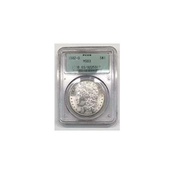 1902-O モーガン ダラー PCGS MS63 OGH - VAM-47 "シューティング スター" / "遠近両用" HTF