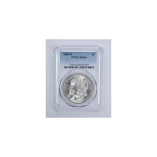 1884-O モーガン シルバー ダラー MS64 PCGS ブルー ラベル