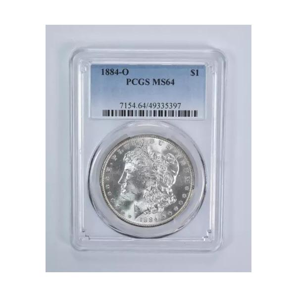 1884-O モーガン シルバー ダラー MS64 PCGS ブルー ラベル
