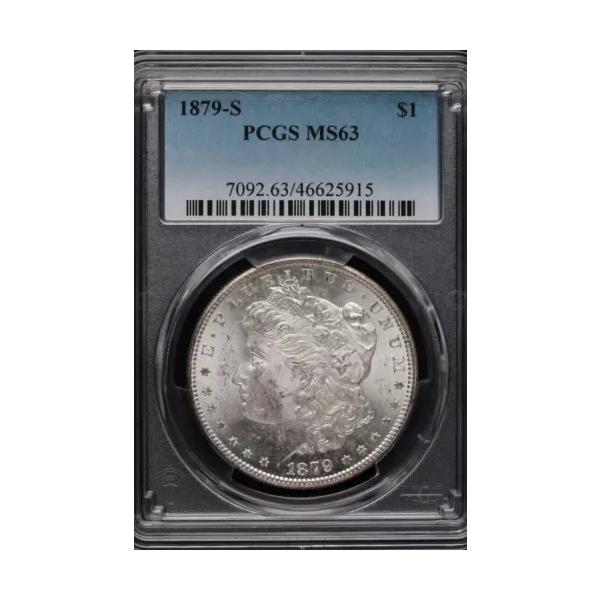 1879 S モーガン シルバー ダラー PCGS MS63 *DoubleJCoins* JL1100-11