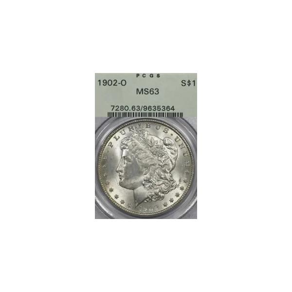 1902-O $1 PCGS MS63 OGH モーガン シルバー ダラー