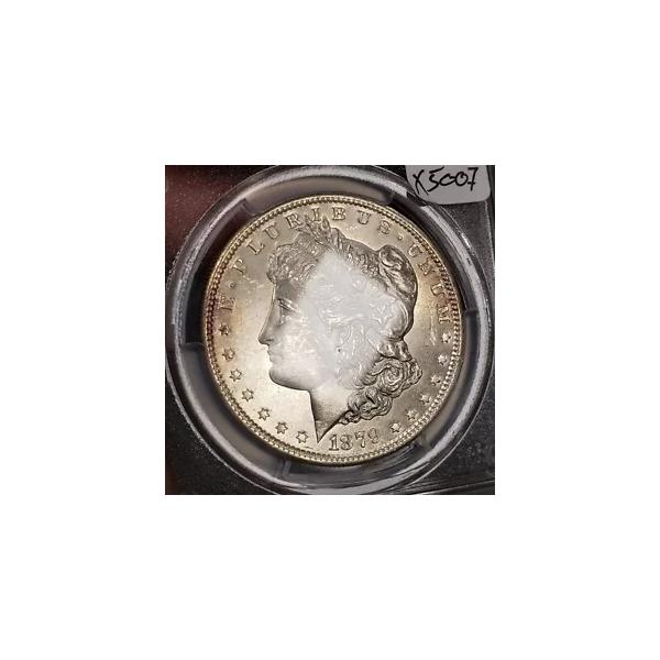1879-S $1 モルガン シルバー ダラー - セミプルーフタイプ - PCGS MS 63 - SKU-X5007
