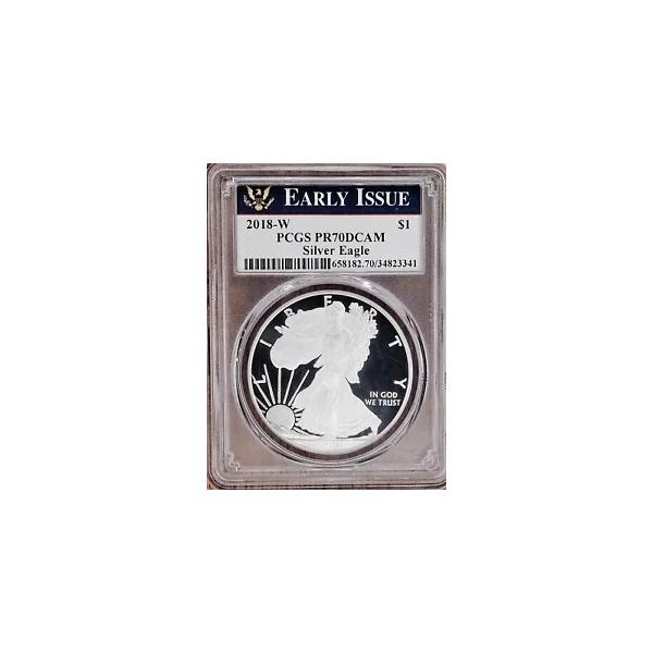2018-w Silver Eagle PCGS PR70DCAM 初期号 B-4