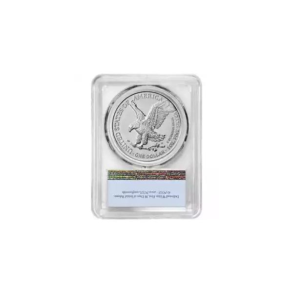 2024 (W) $1 アメリカン シルバー イーグル PCGS MS70 FS フラグ ラベル...