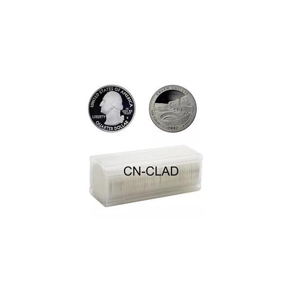 2012 -S チャコ カルチャー ATB クォーター プルーフ ロール CN-Clad (40 コイン)