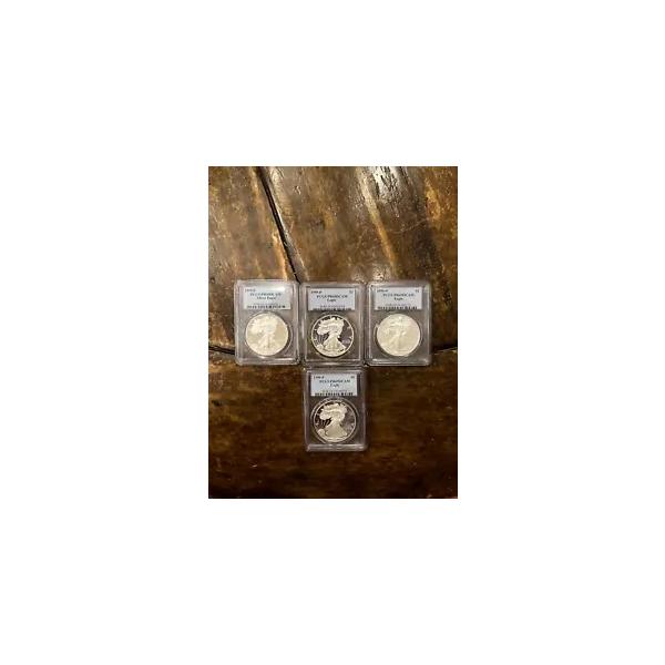 1999-P アメリカン シルバー イーグル ドル PR69DCAM PCGS プルーフ 69 ディープ カメオ