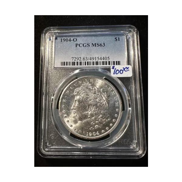 1904年 O モルガンドル PCGS MS63 405