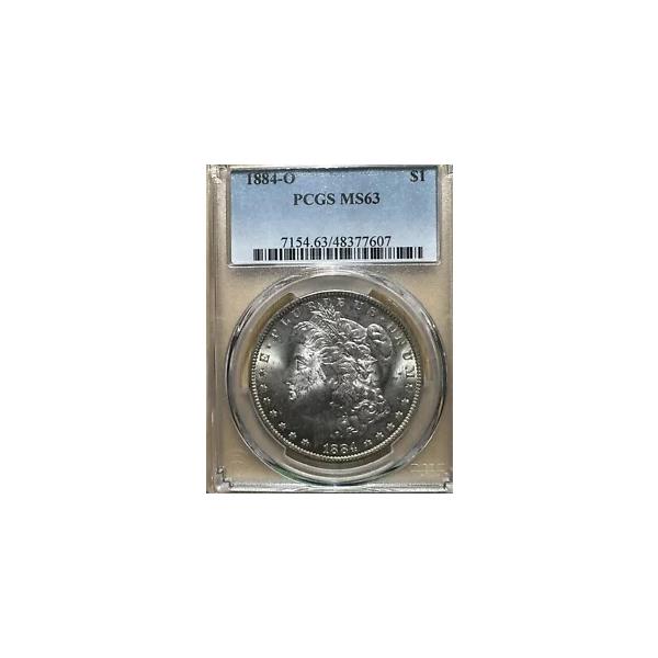 1884-O モーガン シルバー ダラー コイン PCGS MS64
