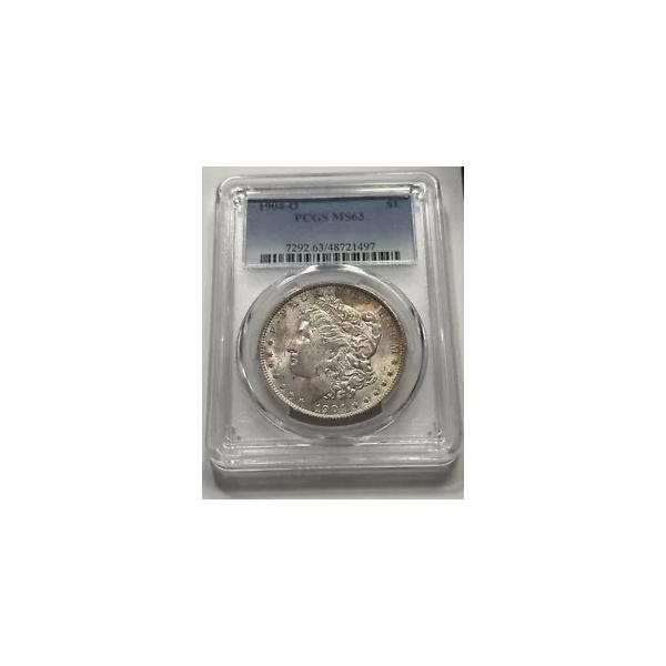 1904-O $1 PCGS MS 63 モルガン シルバー ダラー トーン。 #7170