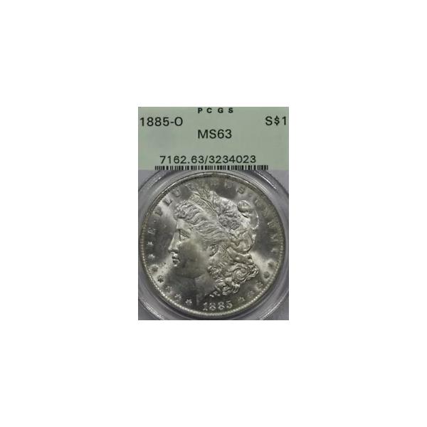 1885-O $1 PCGS MS63 OGH モーガン シルバー ダラー