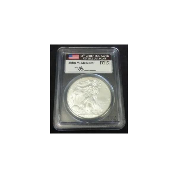 2015-W シルバー イーグル FDI ワシントン D.C. PCGS SP70 メルカンティ (JR30)