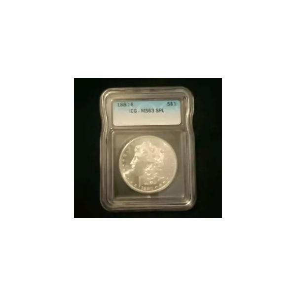 1880-S モーガン シルバー ダラー MS63 SPL PCGS ゴージャス ??
