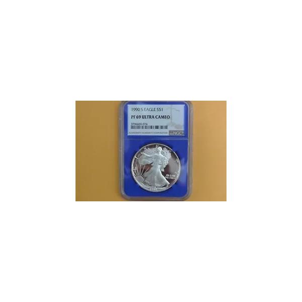 1990-S シルバー イーグル プルーフ NGC PF69 UCAM