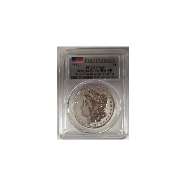 2023 S リバース プルーフ モーガン PCGS PR69 ファースト ストライク