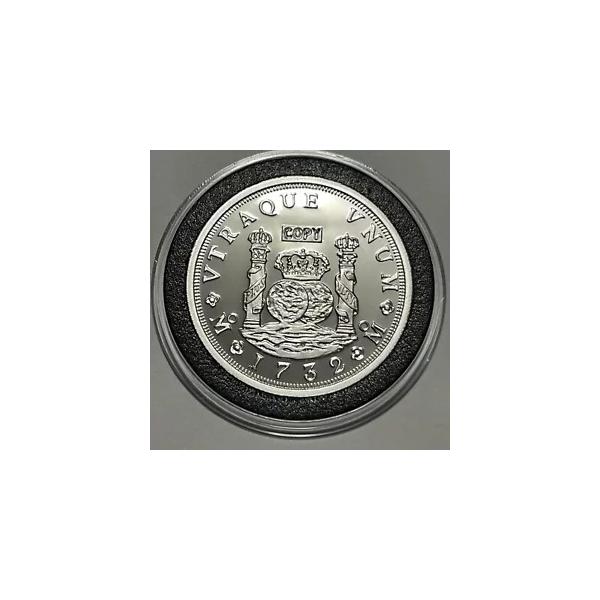 1732 VTRAQUE VNUM フィリップ ヒスパン プルーフ コイン コピー 1 トロイ オンス .999 ファイン レア ラウンド