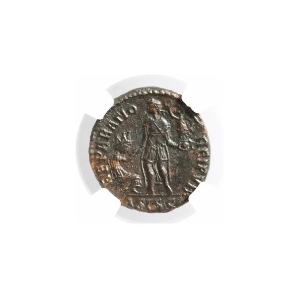 Valentinian II AE2 Roman RIC IX Siscia 26B ブロンズコイン 375-392 AD NGC 本物
